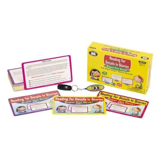 Super Duper: Reading For Details In Stories Fun Deck – The Homeschool Hive