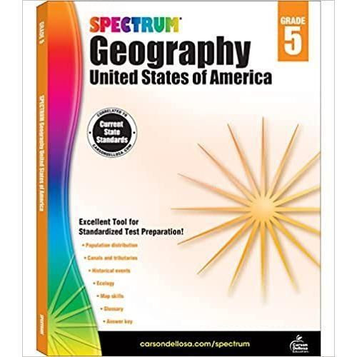 Spectrum: Geography USA Workbook Grade 5 – The Homeschool Hive