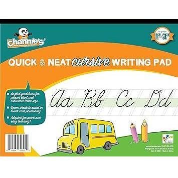 Channie's Quick & Neat Cursive Handwriting Pad – The Homeschool Hive