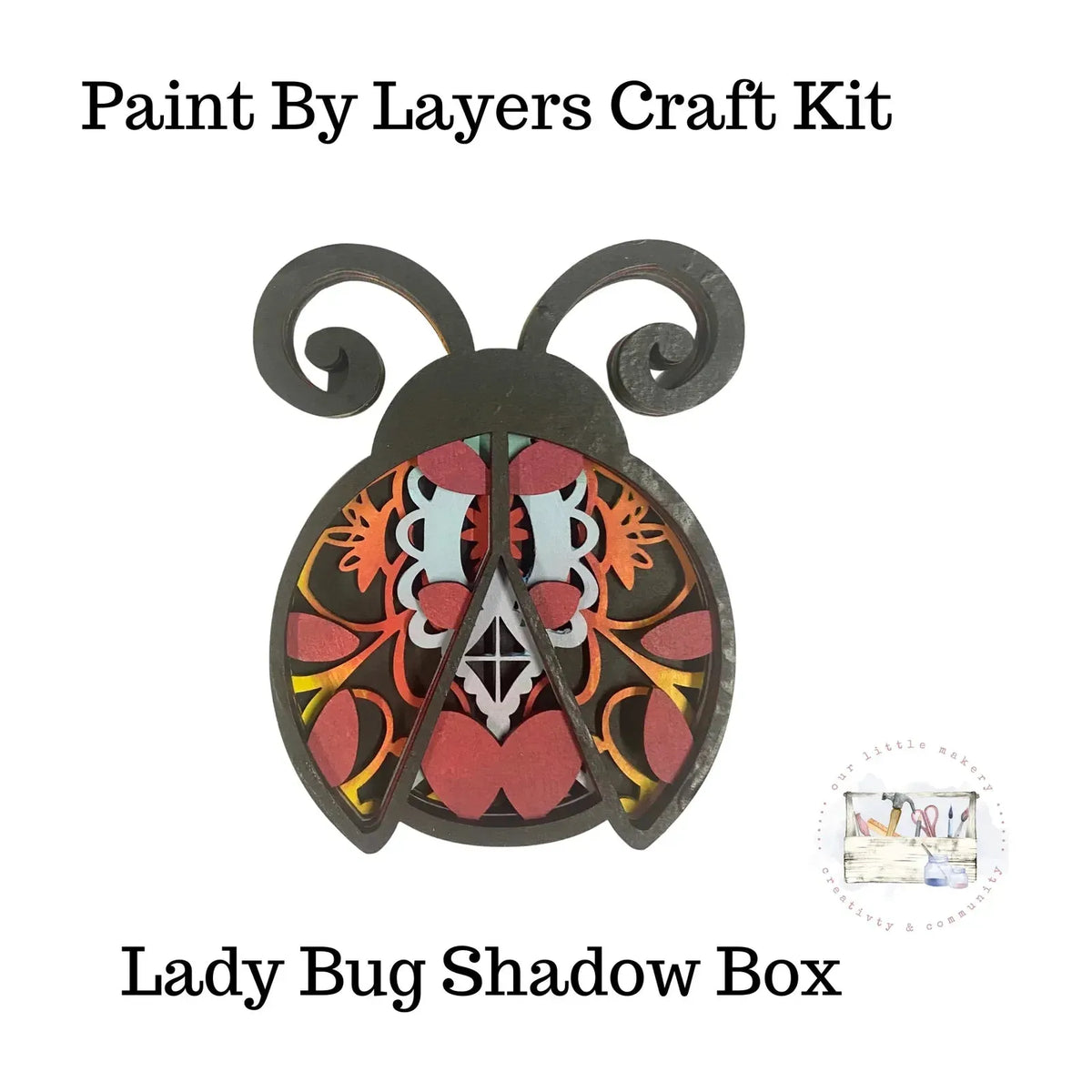 LADY BUG SHADOW BOX KIT – The Homeschool Hive