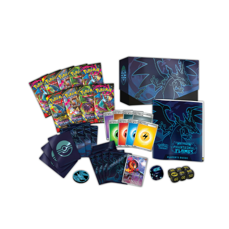 Pokemon Mega Evolution Phantasmal Flames Elite Trainer Box – The ...