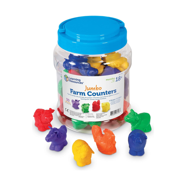 Learning Resources: Jumbo Farm Counters – The Homeschool Hive