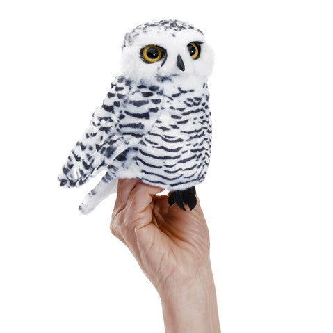 Small Snowy Owl Puppet – The Homeschool Hive