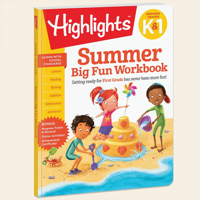 Highlights: Summer Big Fun Workbook K&1 – The Homeschool Hive