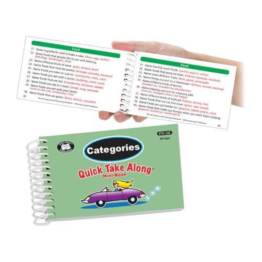 Super Duper: Categories Quick Take Along Mini Book – The Homeschool Hive